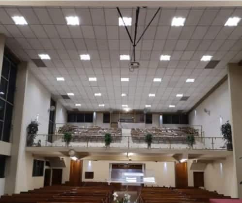 Iluminación Iglesia Monte Basan Central