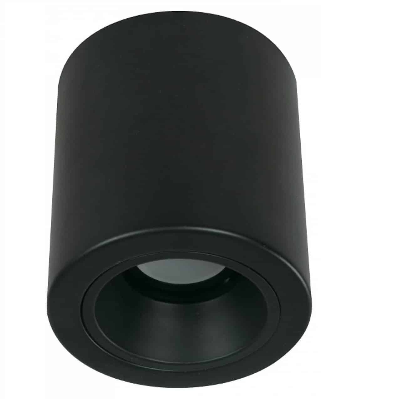 Luminario de sobreponer tipo cilindro 4 color negro - TIENDA DE ...